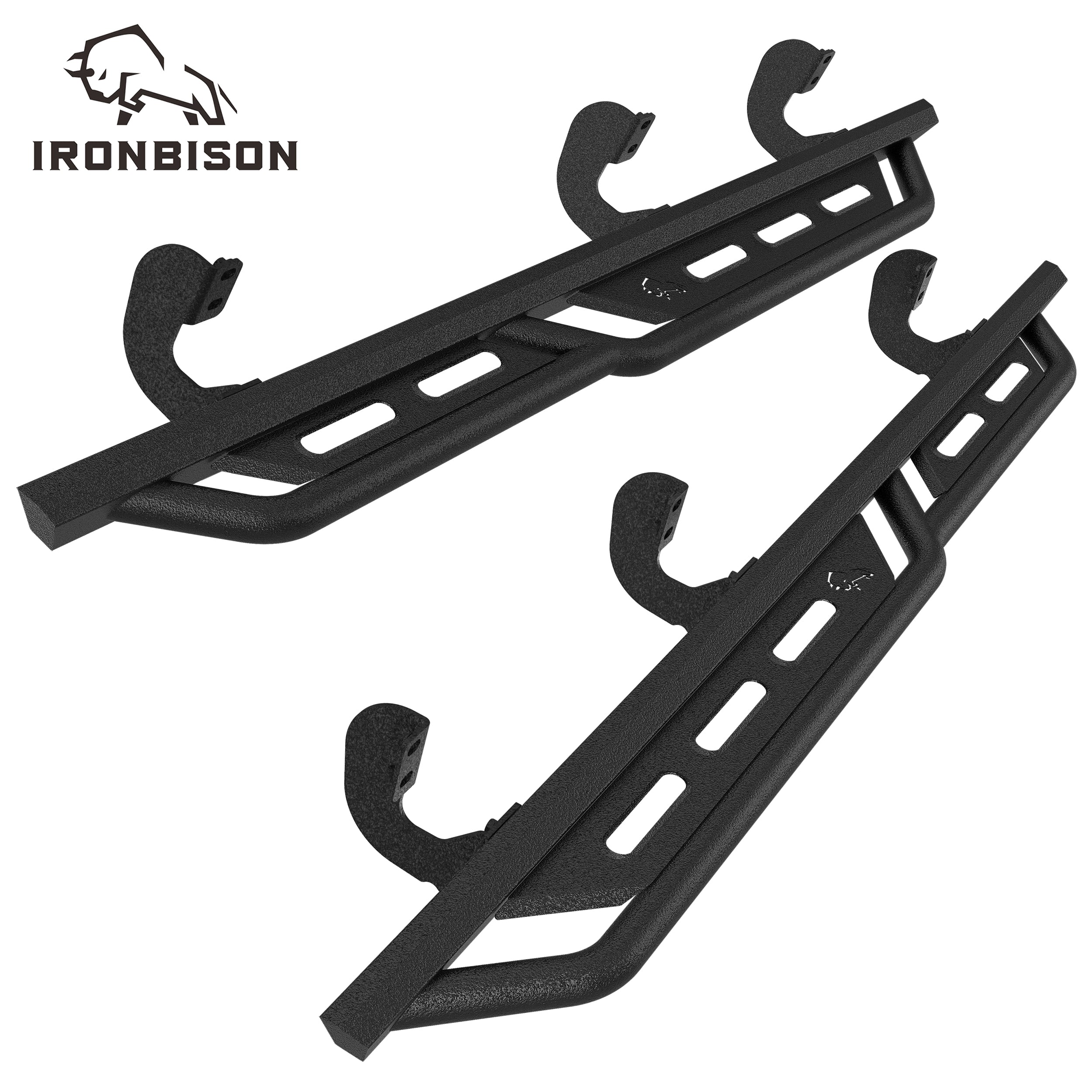 IRONBISON Rocker Steps Running Boards Fit 2005-2026 Nissan Frontier Cr
