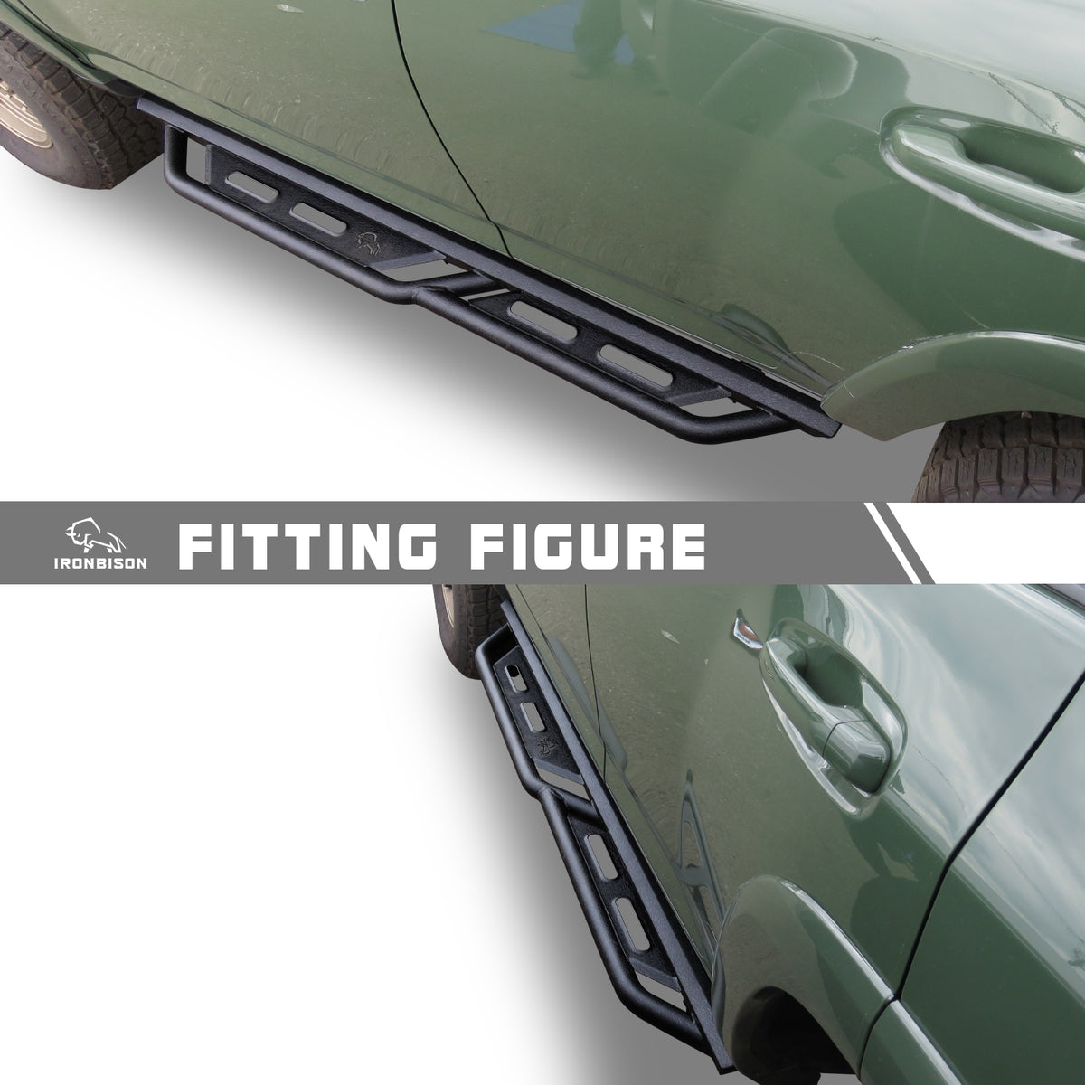 IRONBISON Running Boards Fit 2010-2024 Toyota 4Runner (Excl. 10-13 SR5